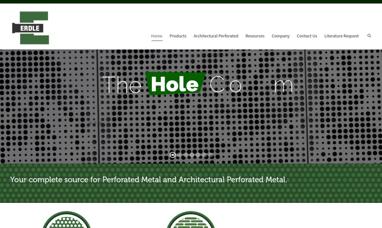 Erdle Perforating Company | Perforated Metals