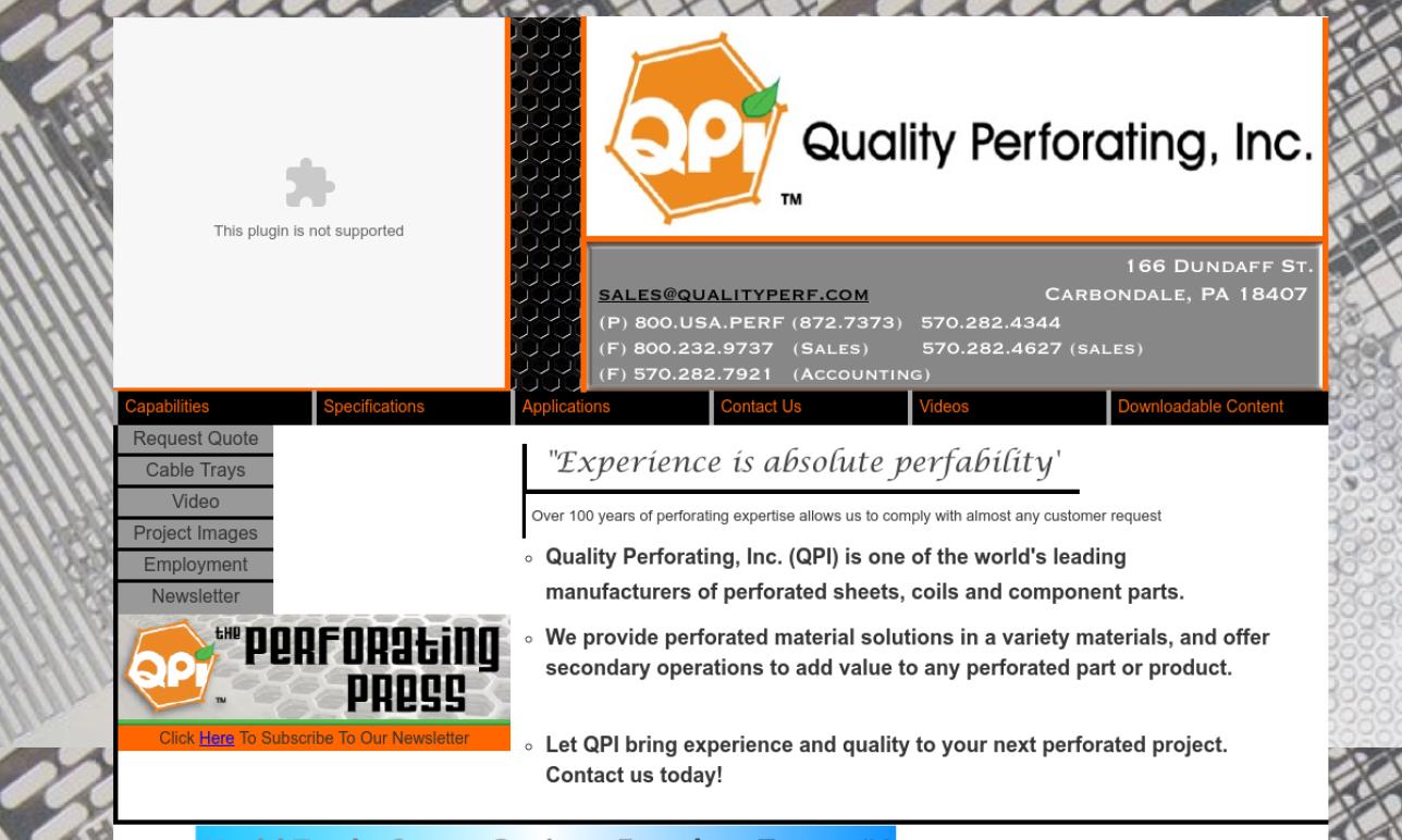 Quality Perforating, Inc. | Perforated Metals